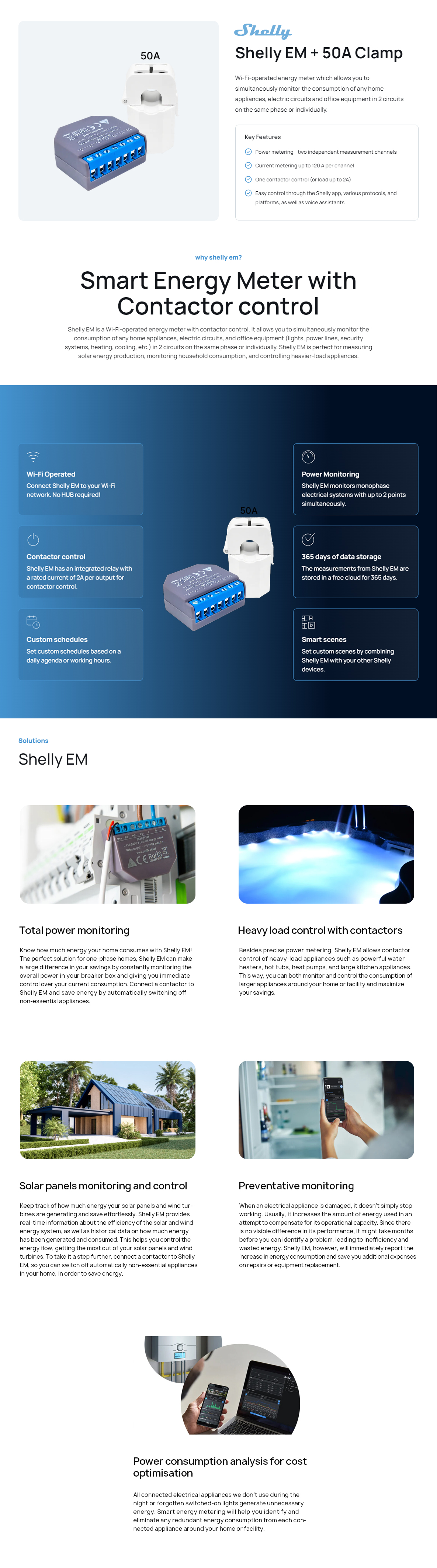 Shelly 50A Clamp for Shelly EM | Scorptec Computers