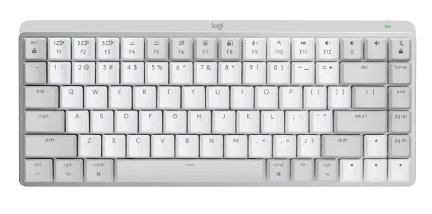 Logitech MX Mechanical Mini for Mac Wireless Mechanical Keyboard, Grey ...