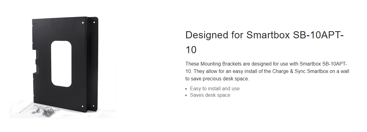 ALOGIC Wall Mount Bracket - Suitable for Smartbox Model SB-10APT-10 ...