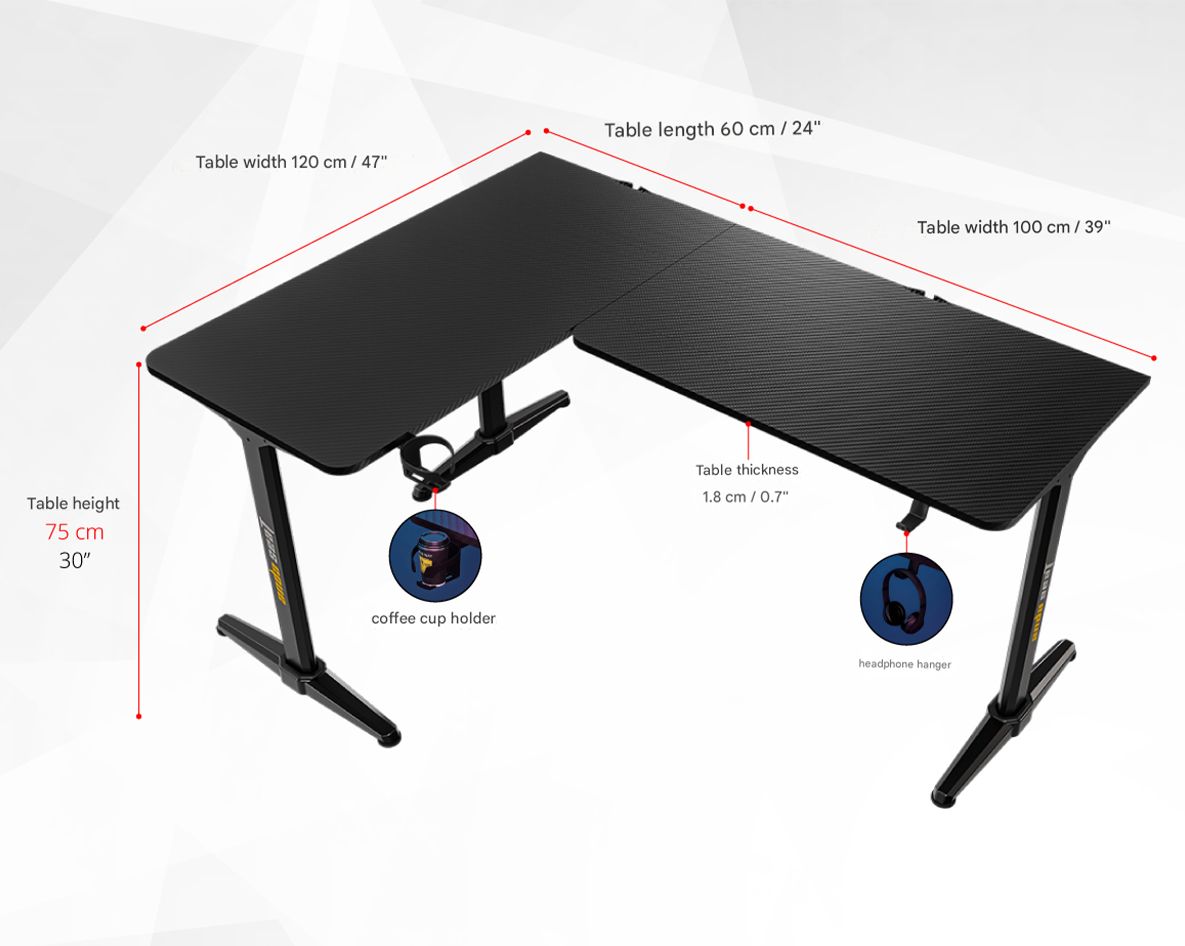 Anda Seat Wind Seeker Gaming Desk | Scorptec Computers